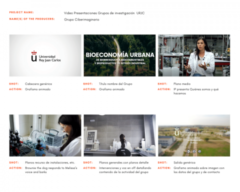 Infografías y charts - Portal de proyectos multimedia